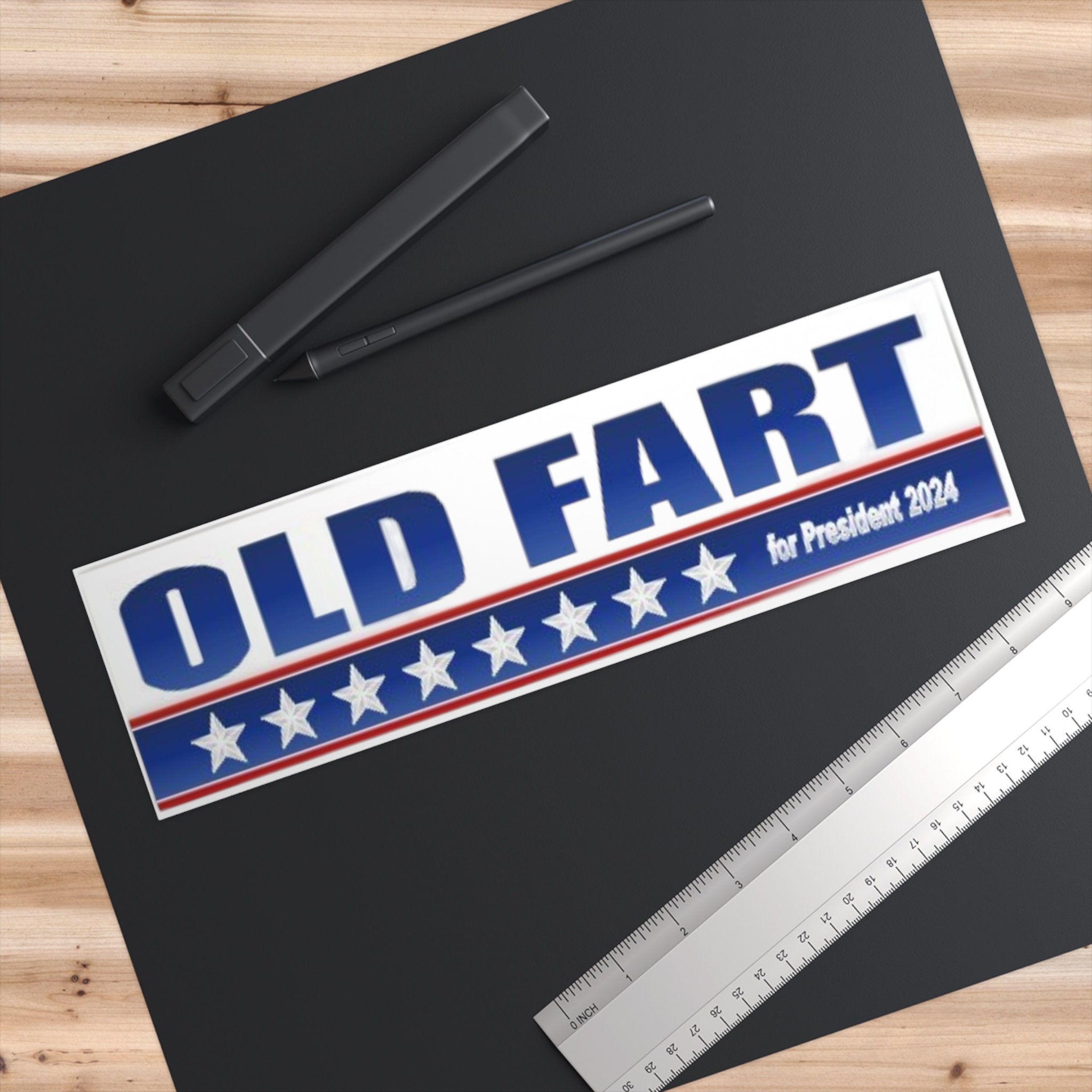 Old Fart for President Bumper Sticker - Etsy