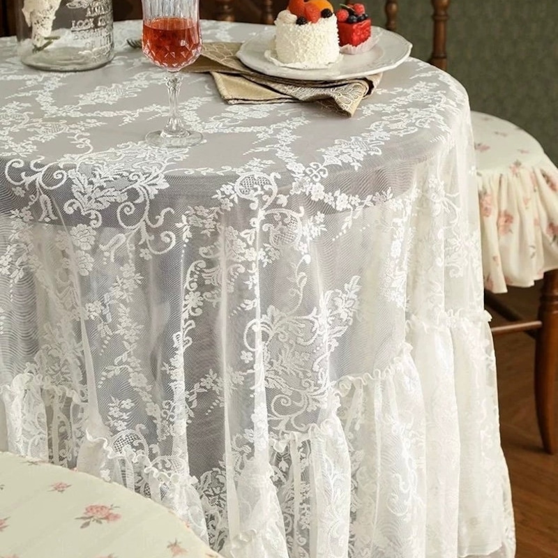 Ruffled Tablecloth - Etsy