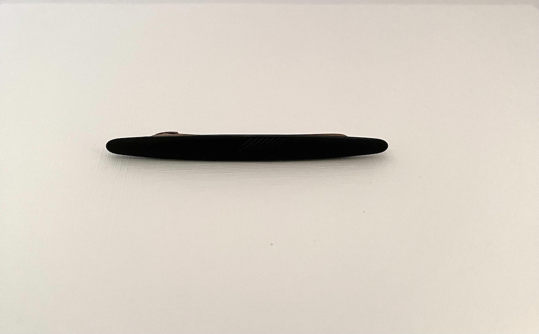 Art Deco Bakelite Skinny Black Bar Pin Brooch - Etsy