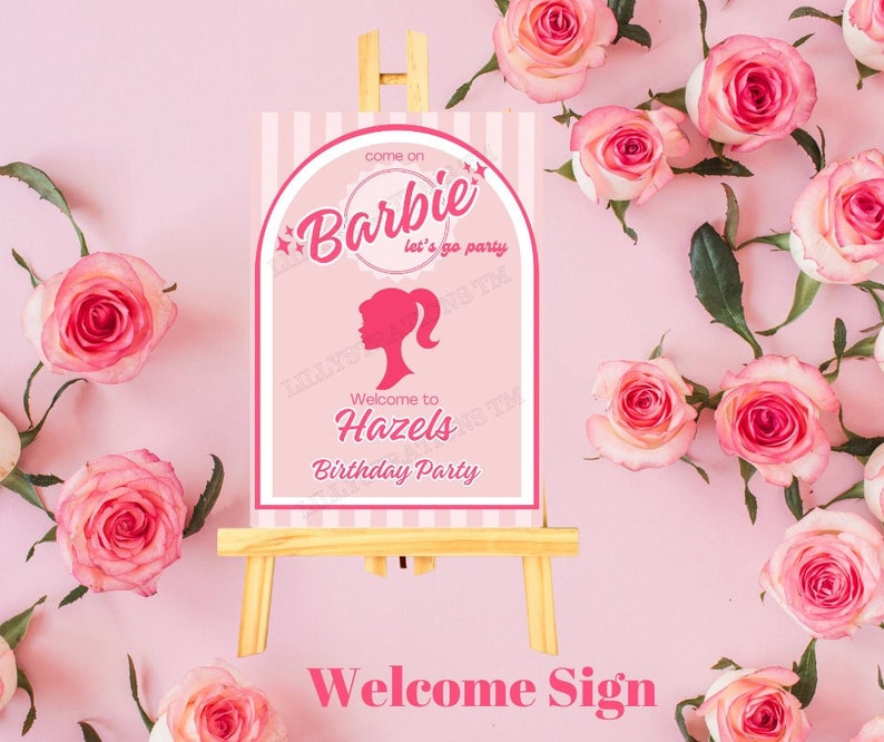 Barbi Party Bundel, Pastel Barbi Party, Barbi Party Favours, Barbi ...