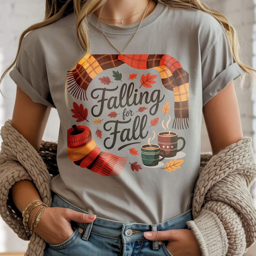 Falling for Fall T-shirts, Autumn Leaves Shirts, Pumpkin Spice Tees ...