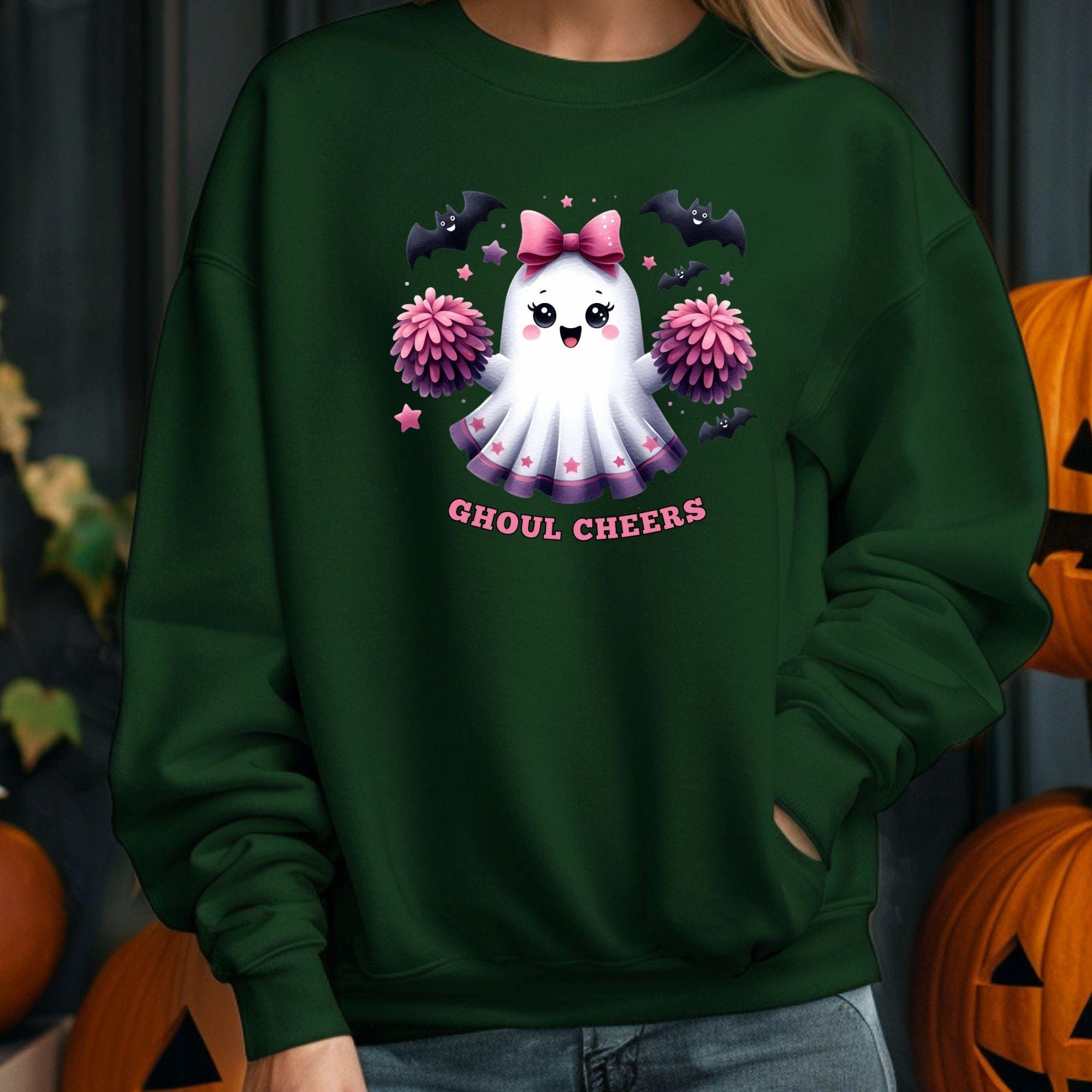 Ghoul Cheers Png, Cheerleader Ghost, Halloween Cheerleader Png, Boujee ...