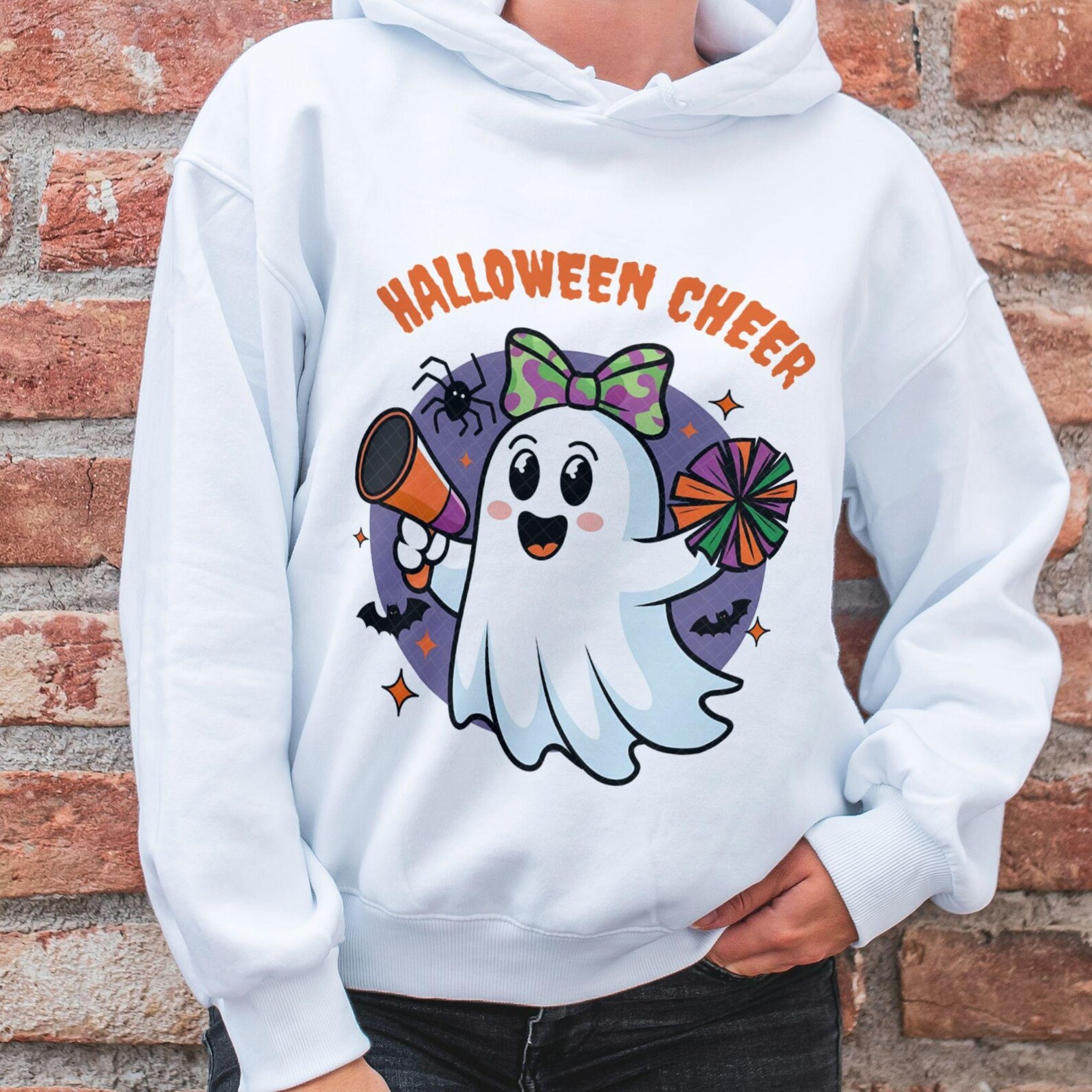 Halloween Cheer, Cheerleader Ghost Png, Halloween Cheerleader Png ...