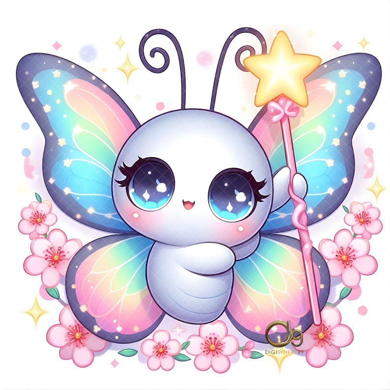 Whimsical Spring Butterfly JPEG Clipart, 14 Watercolor Butterfly JPEG ...
