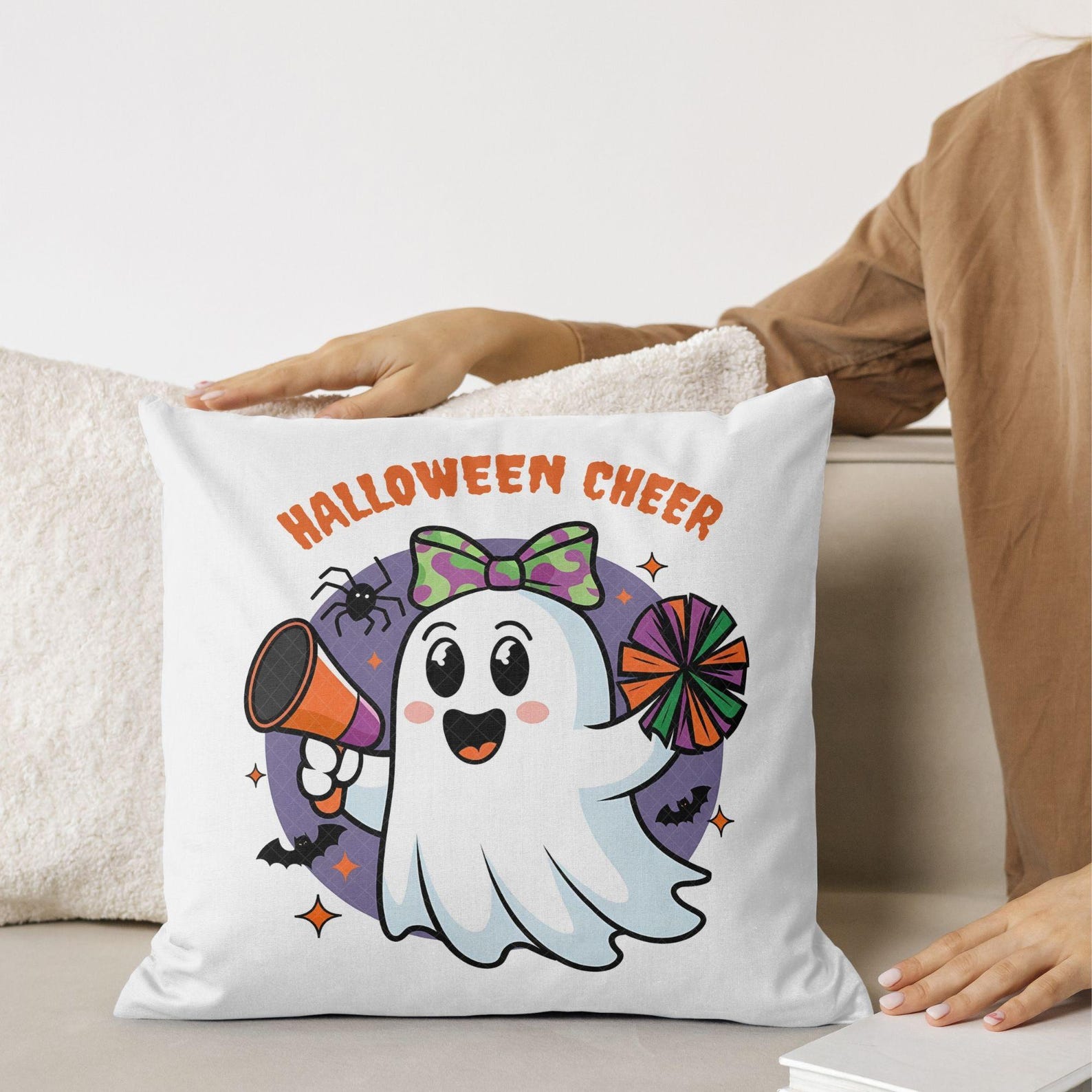 Halloween Cheer, Cheerleader Ghost Png, Halloween Cheerleader Png ...