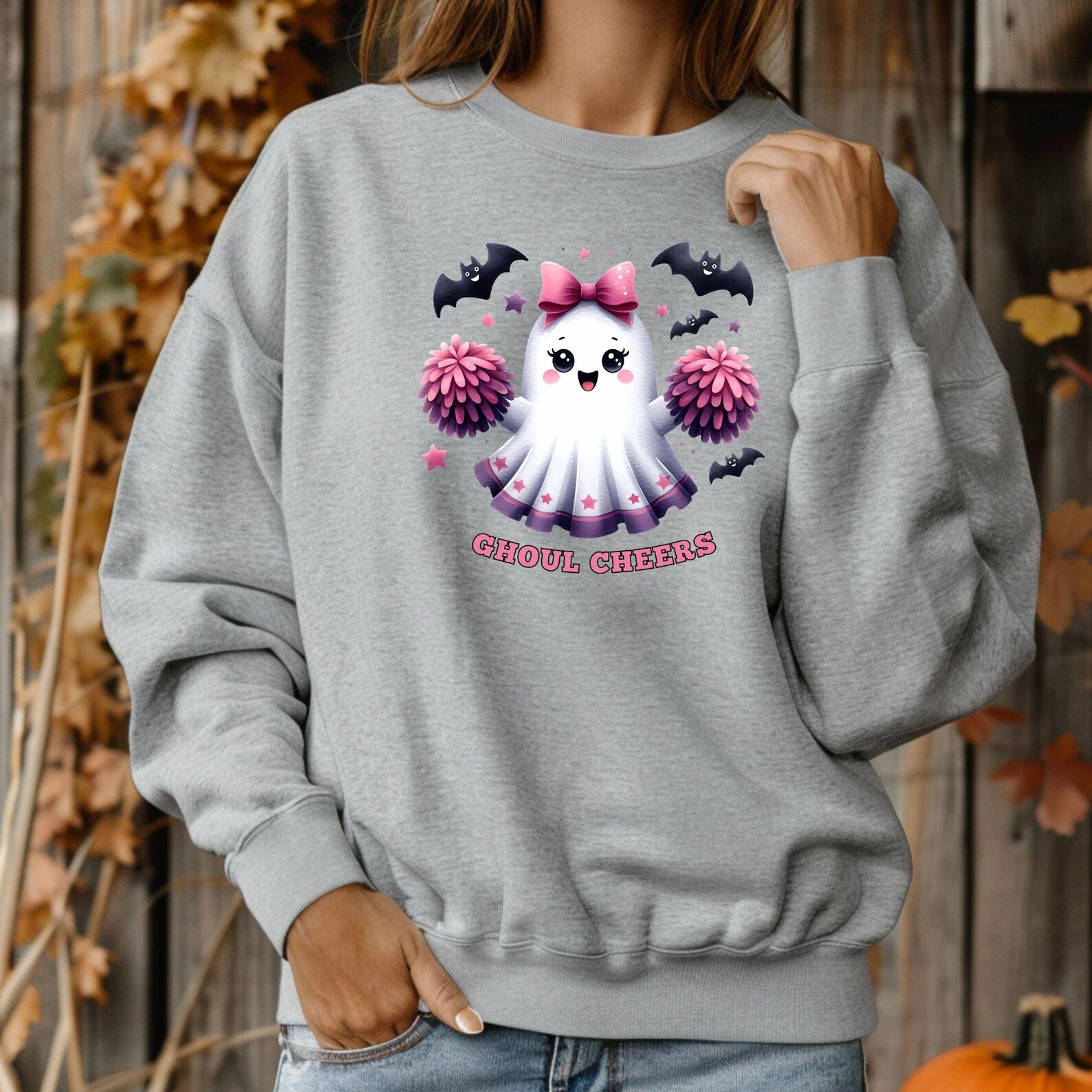 Ghoul Cheers Png, Cheerleader Ghost, Halloween Cheerleader Png, Boujee ...