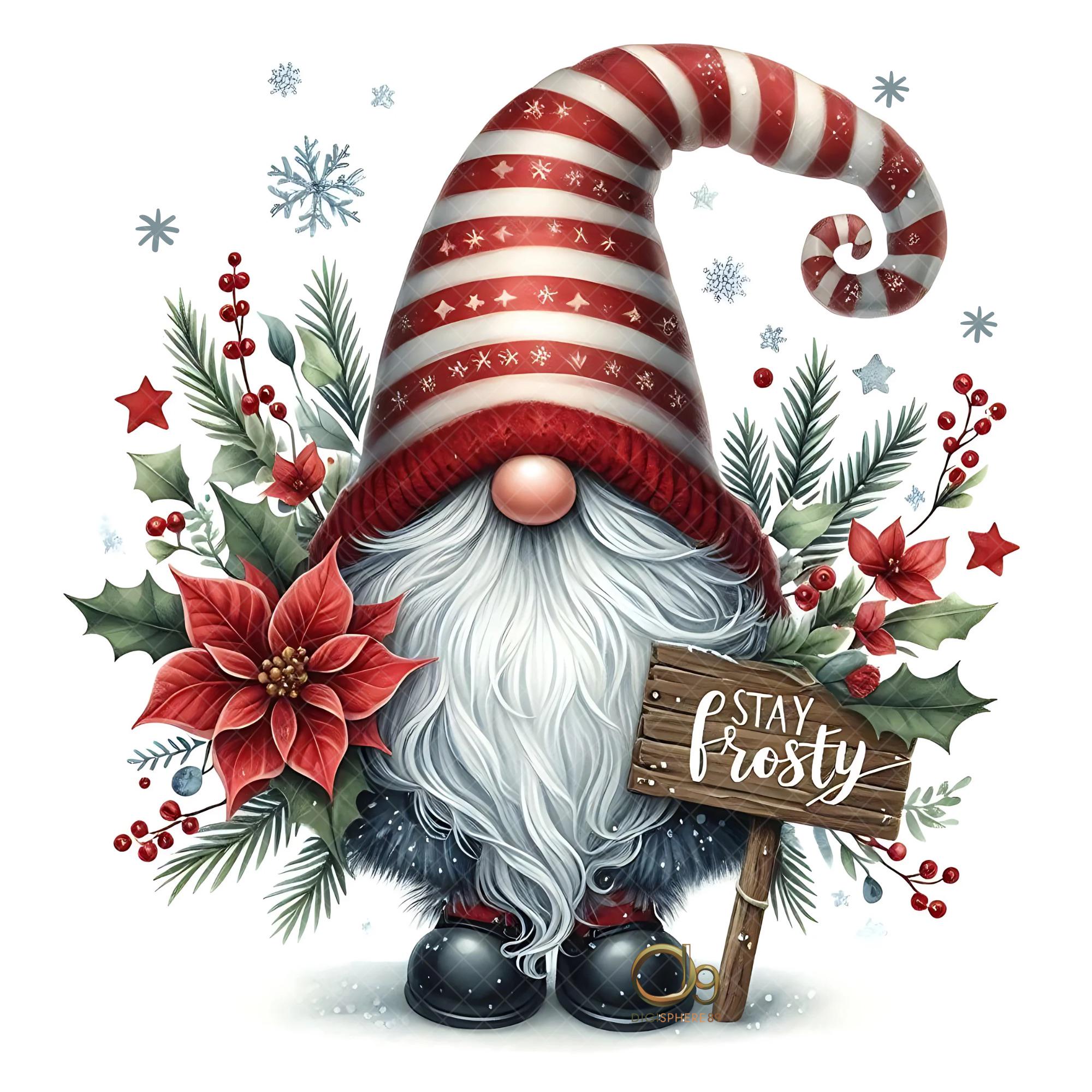 Watercolor Winter Gnome Clipart, Set of 15 High Quality 300 DPI Jpegs ...