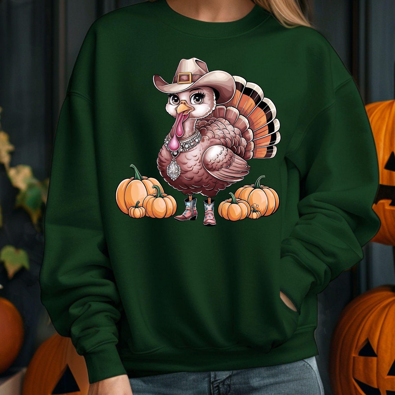 Western Thanksgiving Turkey Png, Western Turkey Png,funny Turkey ...