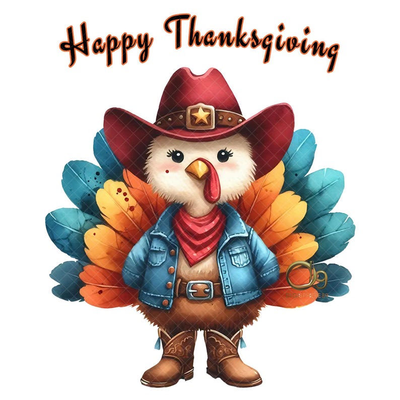 Western Thanksgiving Turkey Png, Pink Turkey Png,funny Turkey, Thankful ...