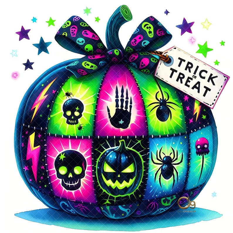 Watercolor Halloween Pumpkin Clipart,set of 13 High Quality 300 DPI ...