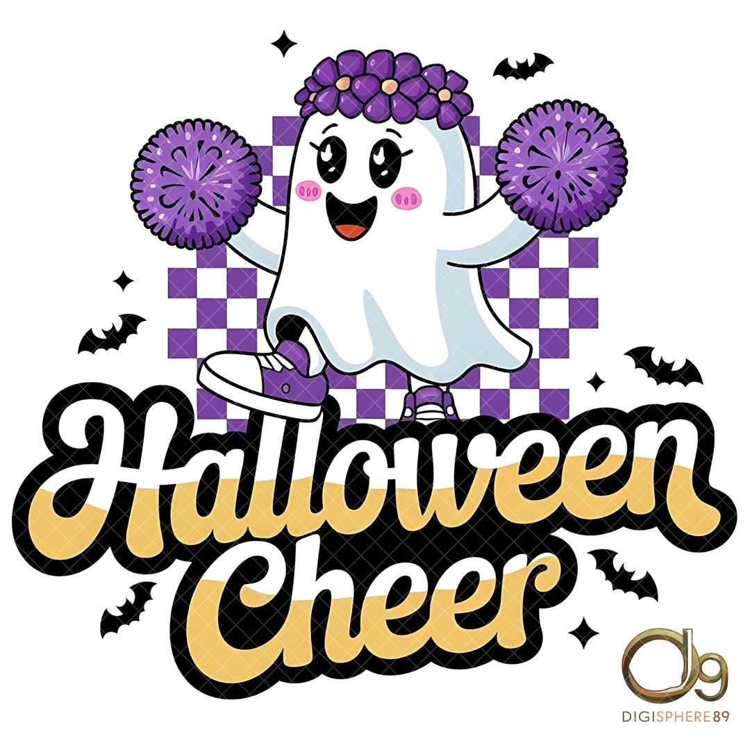 Halloween Cheer, Cheerleader Ghost Png, Halloween Cheerleader Png ...