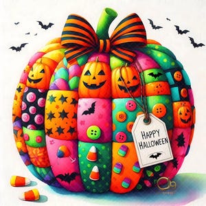 Watercolor Halloween Pumpkin Clipart,set of 10 High Quality 300 DPI ...