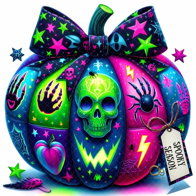 Watercolor Halloween Pumpkin Clipart,set of 13 High Quality 300 DPI ...