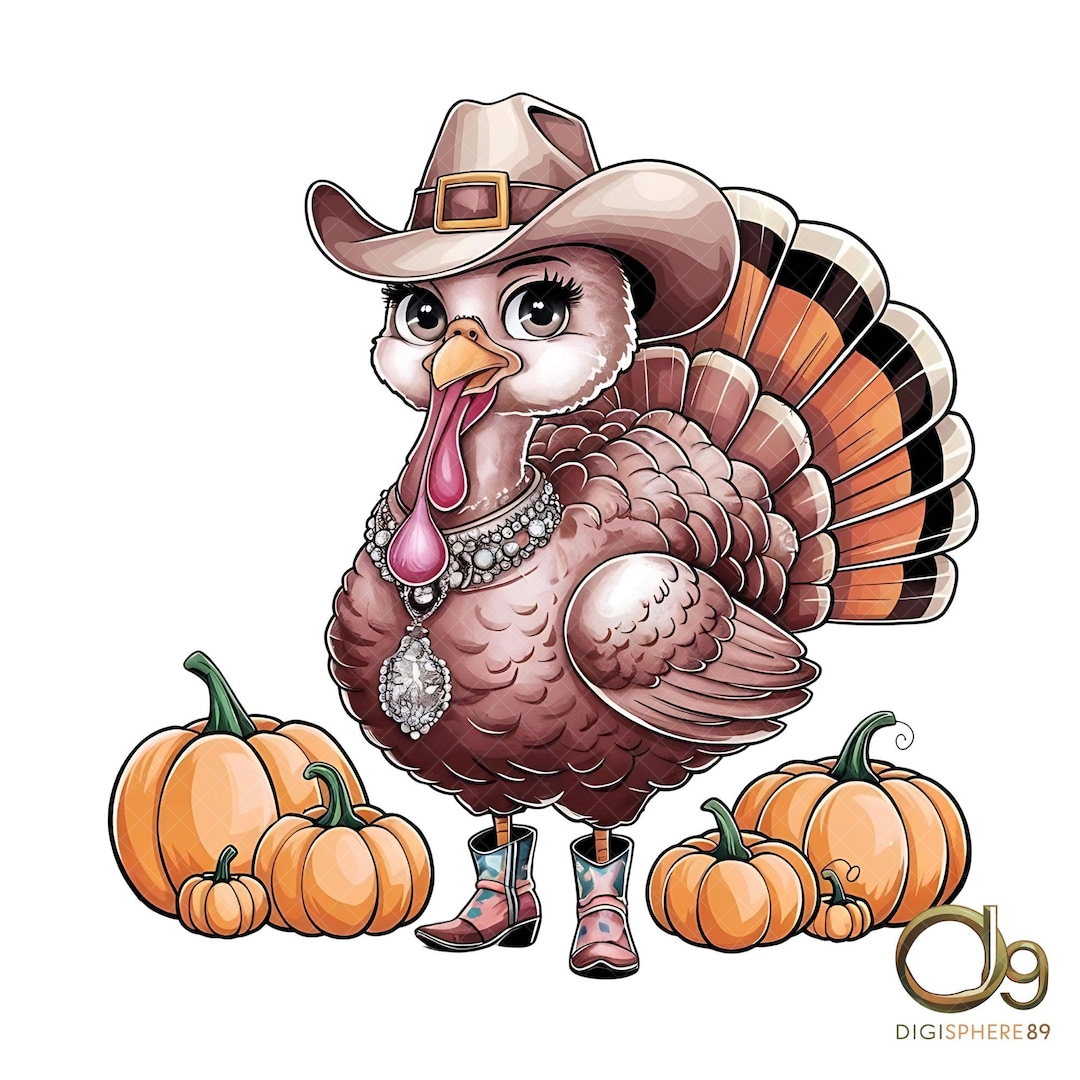 Western Thanksgiving Turkey Png, Western Turkey Png,funny Turkey ...