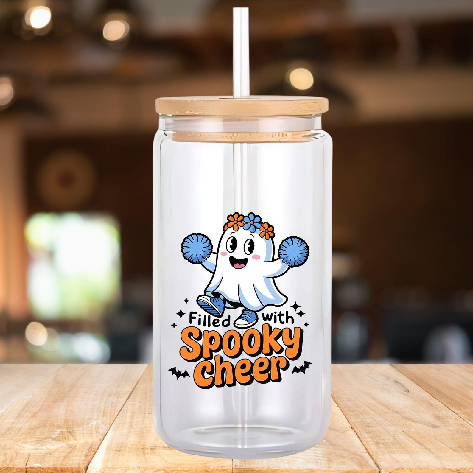 Filled With Spooky Cheer, Cheerleader Ghost Png,halloween Cheerleader ...