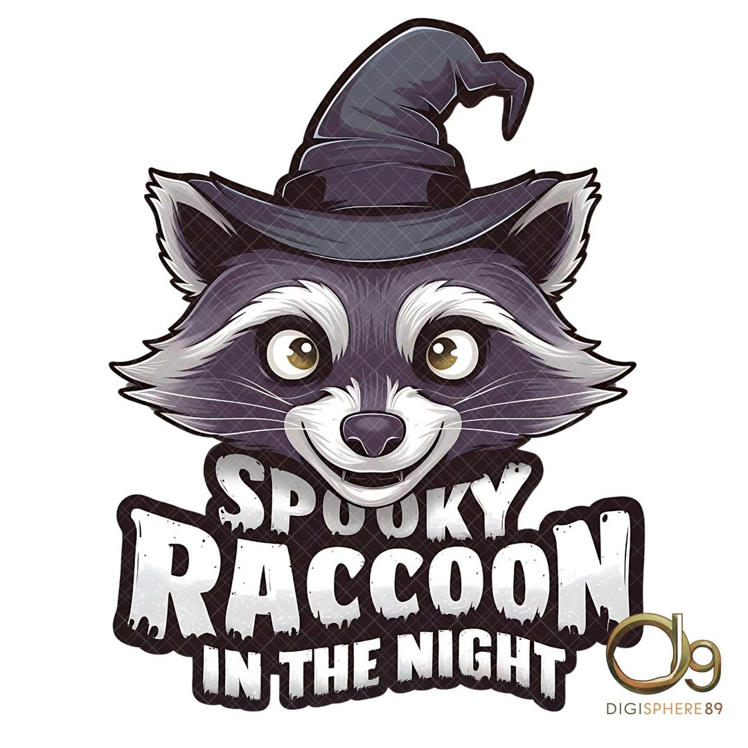 Spooky Raccoon in the Night Png, Fall Feral Raccoon Png,feral Png ...
