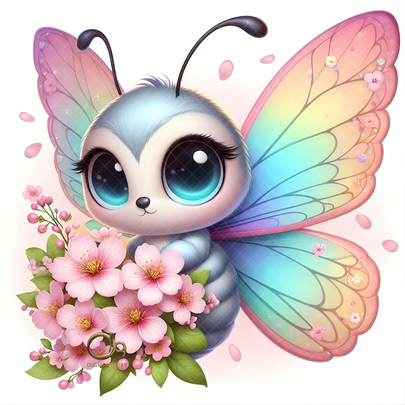 Whimsical Spring Butterfly JPEG Clipart, 14 Watercolor Butterfly JPEG ...
