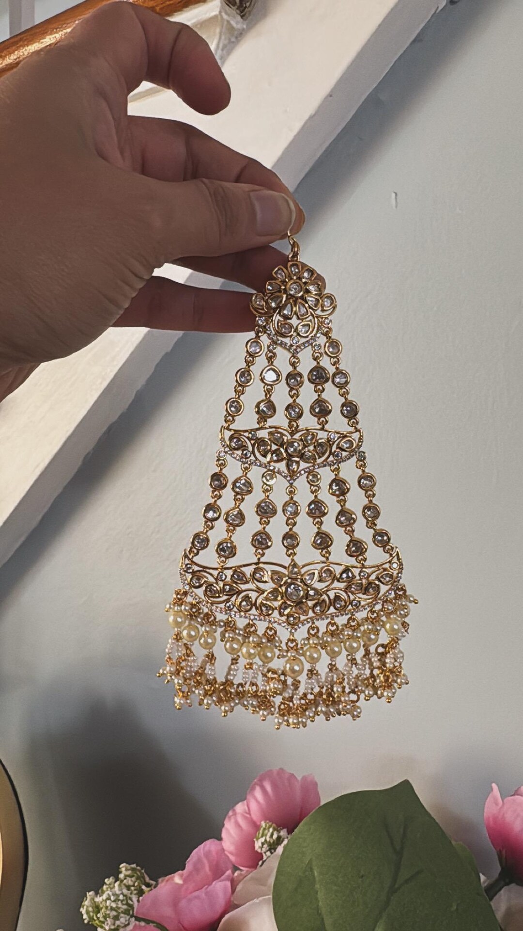 Passa Jhumar Jhoomer Headpiece Bridal Passa/hijab Headpiece/antique ...