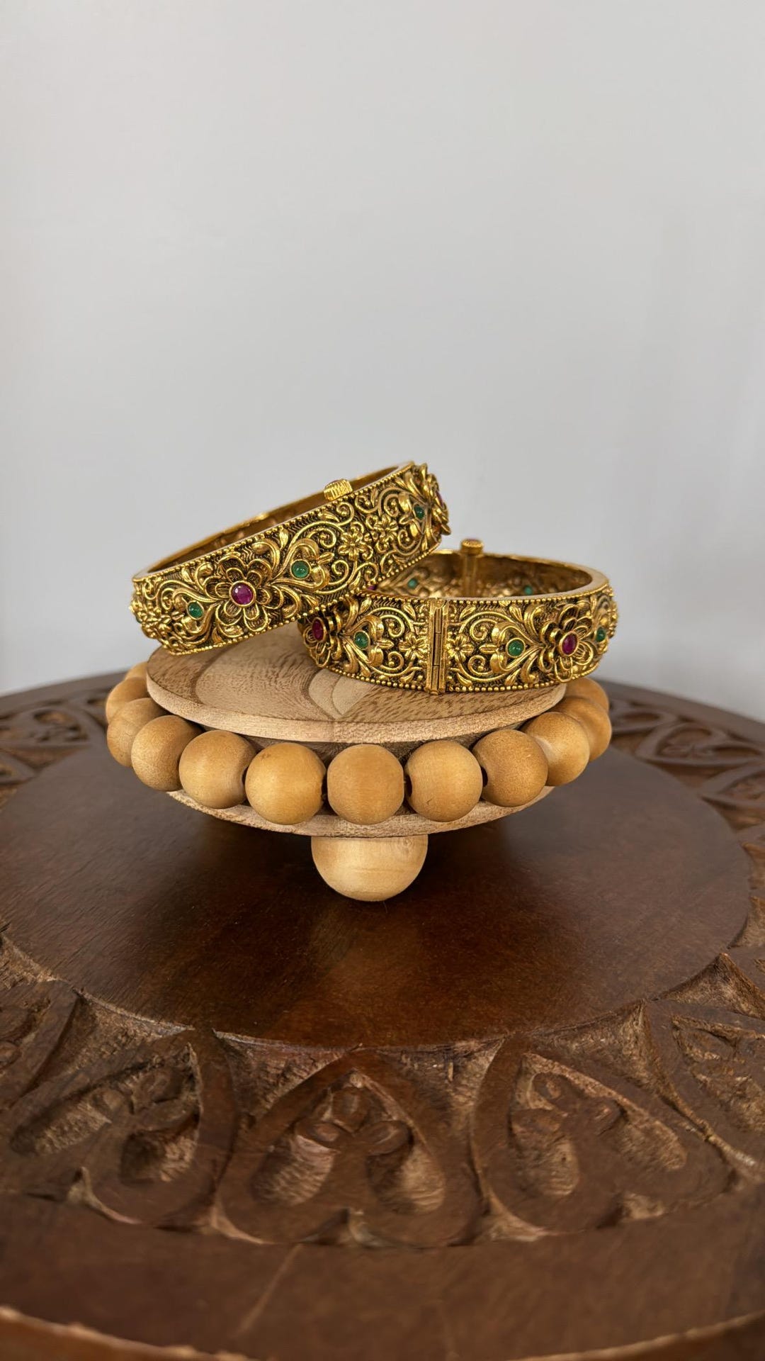 Kada Bangles /indian Bangles/antique Bangles/gold Plated/bangles/indian ...