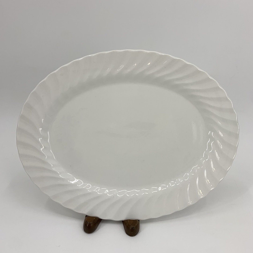 Johnson Brothers Regency White China 12 Serving Platter - Etsy