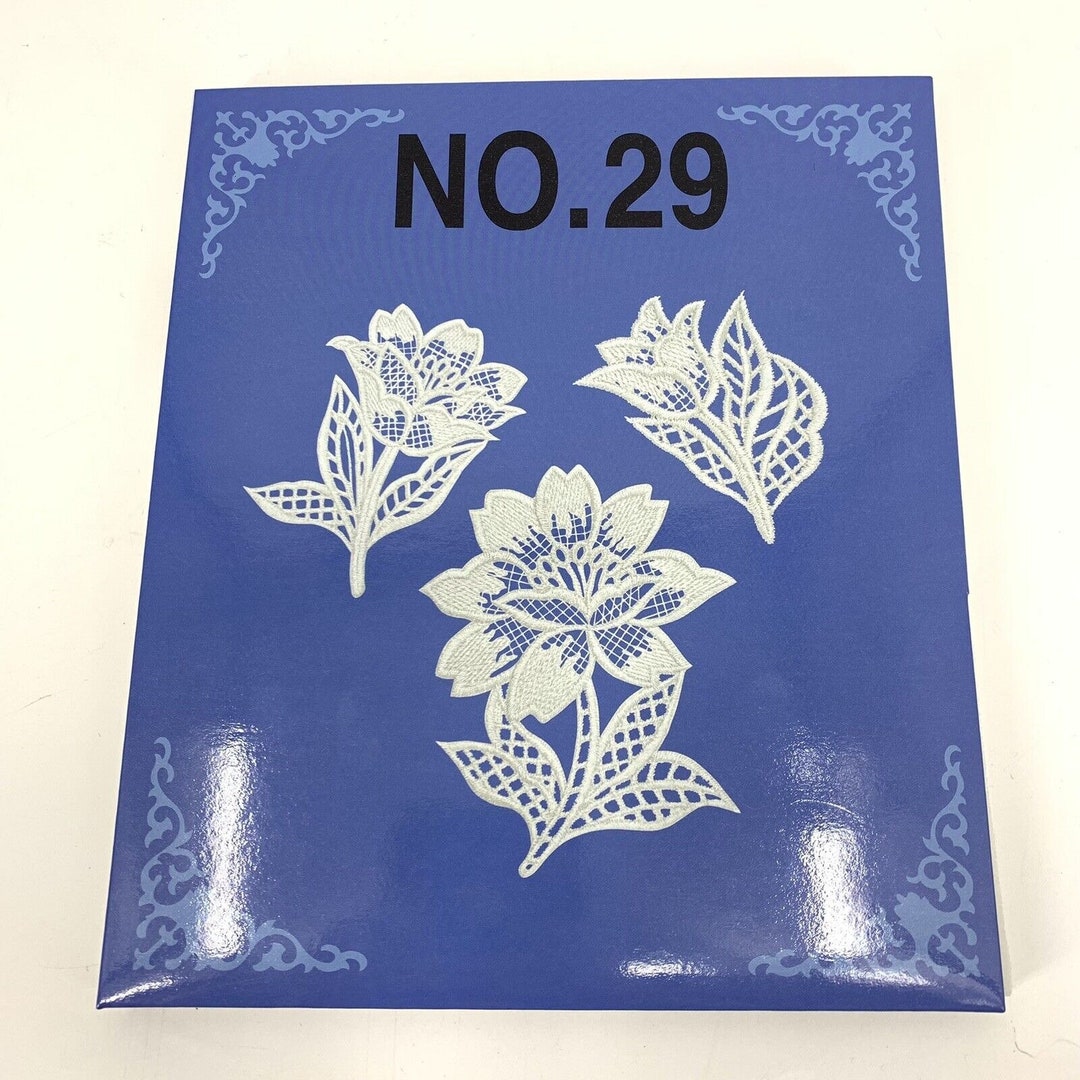 Bernina Brother Baby Lock Embroidery Card No. 29 Floral Lace - Etsy