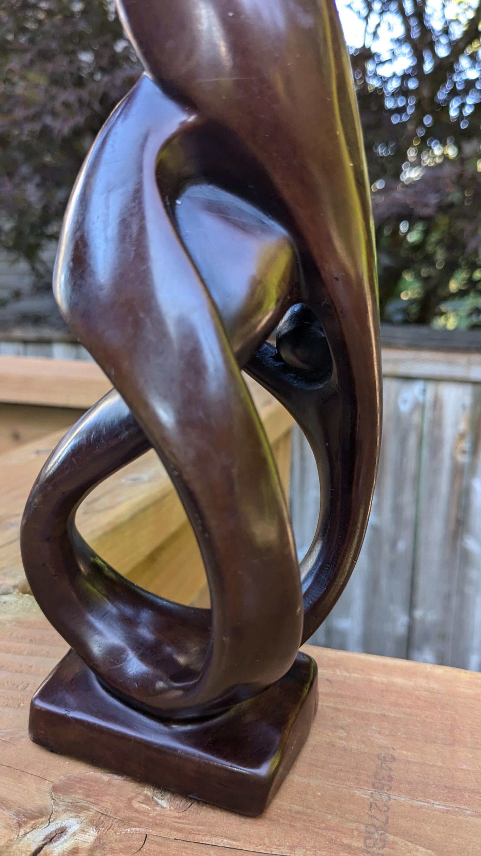 Figurative Wood Sculpture, Intertwined Family, Love Art, Abstract Art ...