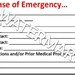 ICE Information Card - in Case of Emergency Instant Download - Etsy