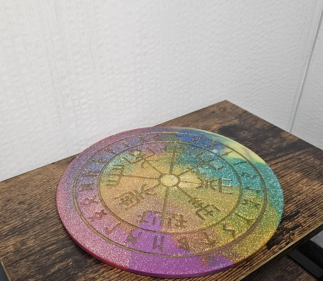 Resin Rune Pendulum Board - Etsy