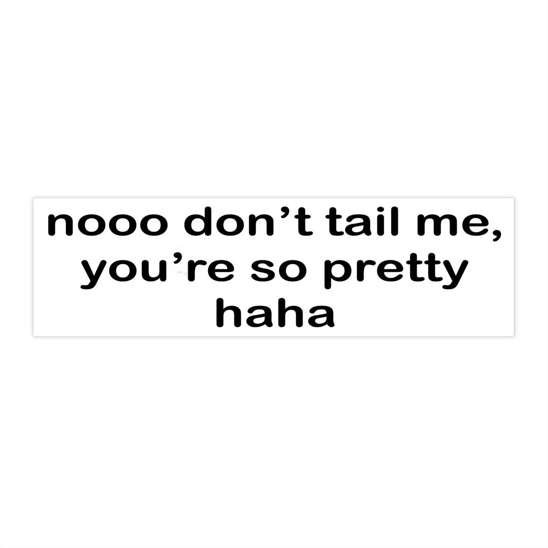 Tailgate Bumper Sticker - Etsy
