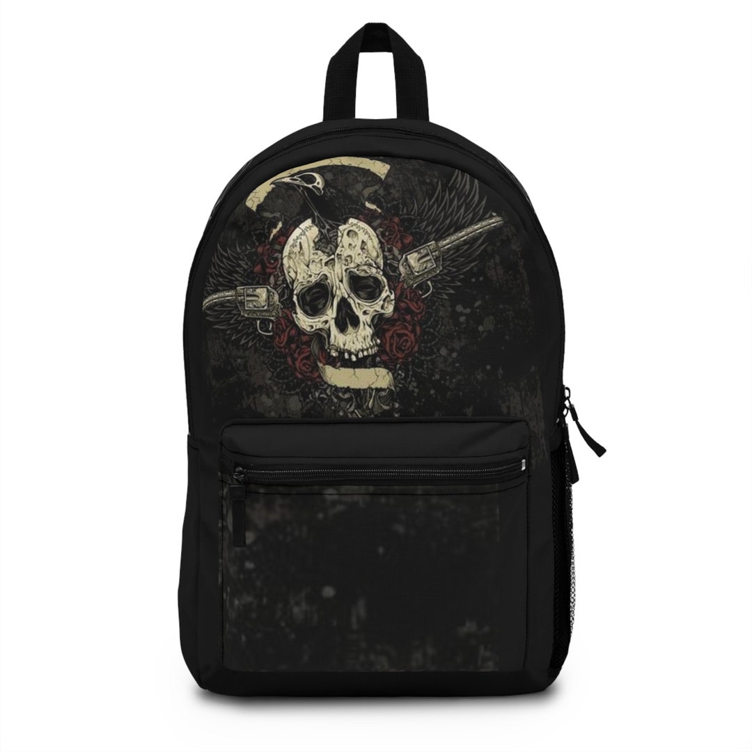 Affliction Style Backpack Back to School Backpack Emo Grudge Backpack ...