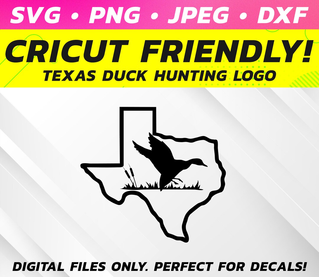 Hunting Decal, Texas Duck Hunting, Duck Decal, Outdoors Decal SVG, - Etsy