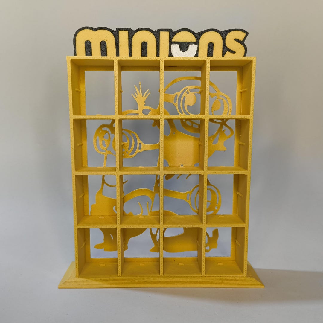 Funko Bitty Pop Minions Display Stand // Tabletop Wall Shelf Merch Gift ...