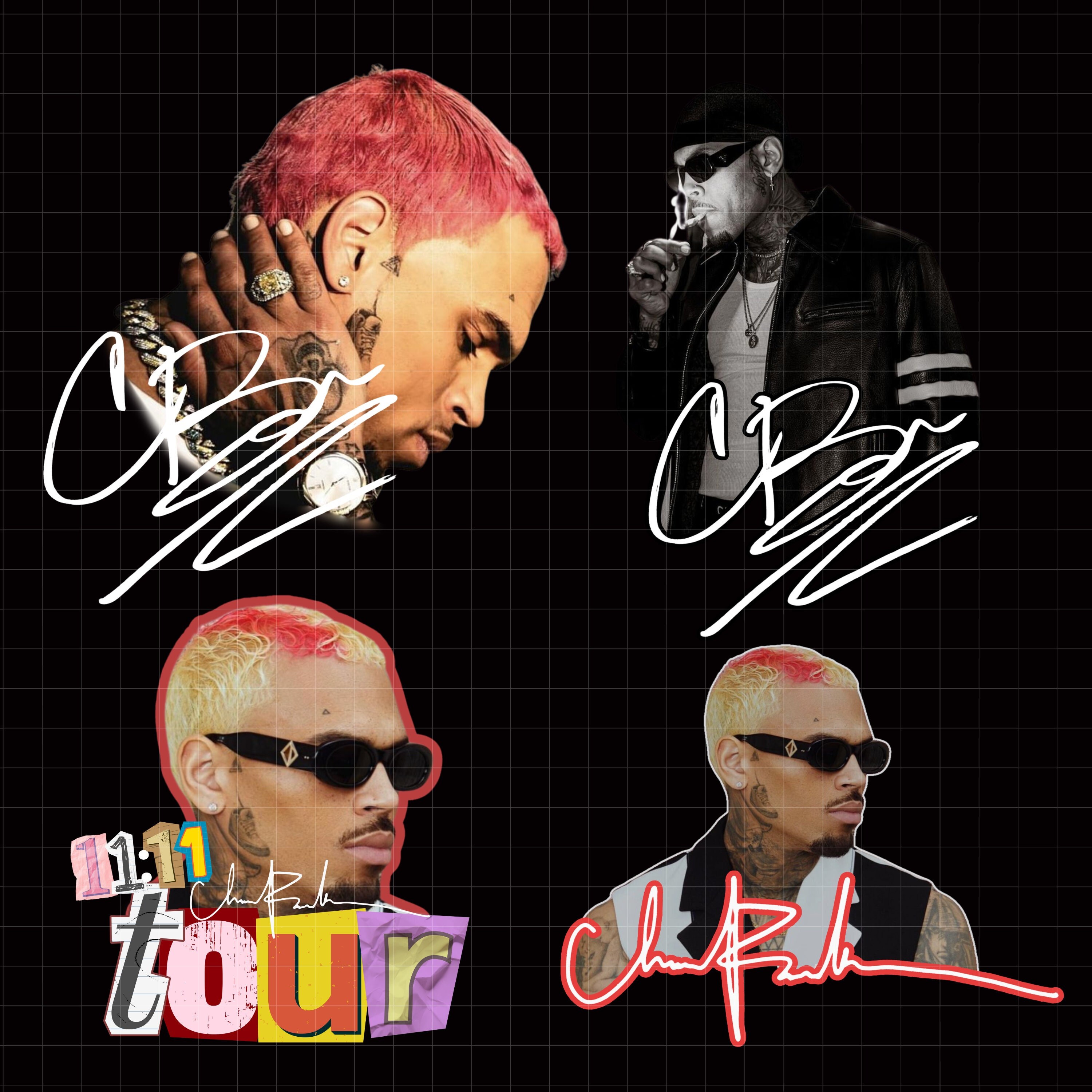 Chris Brown 4 PNG - Etsy