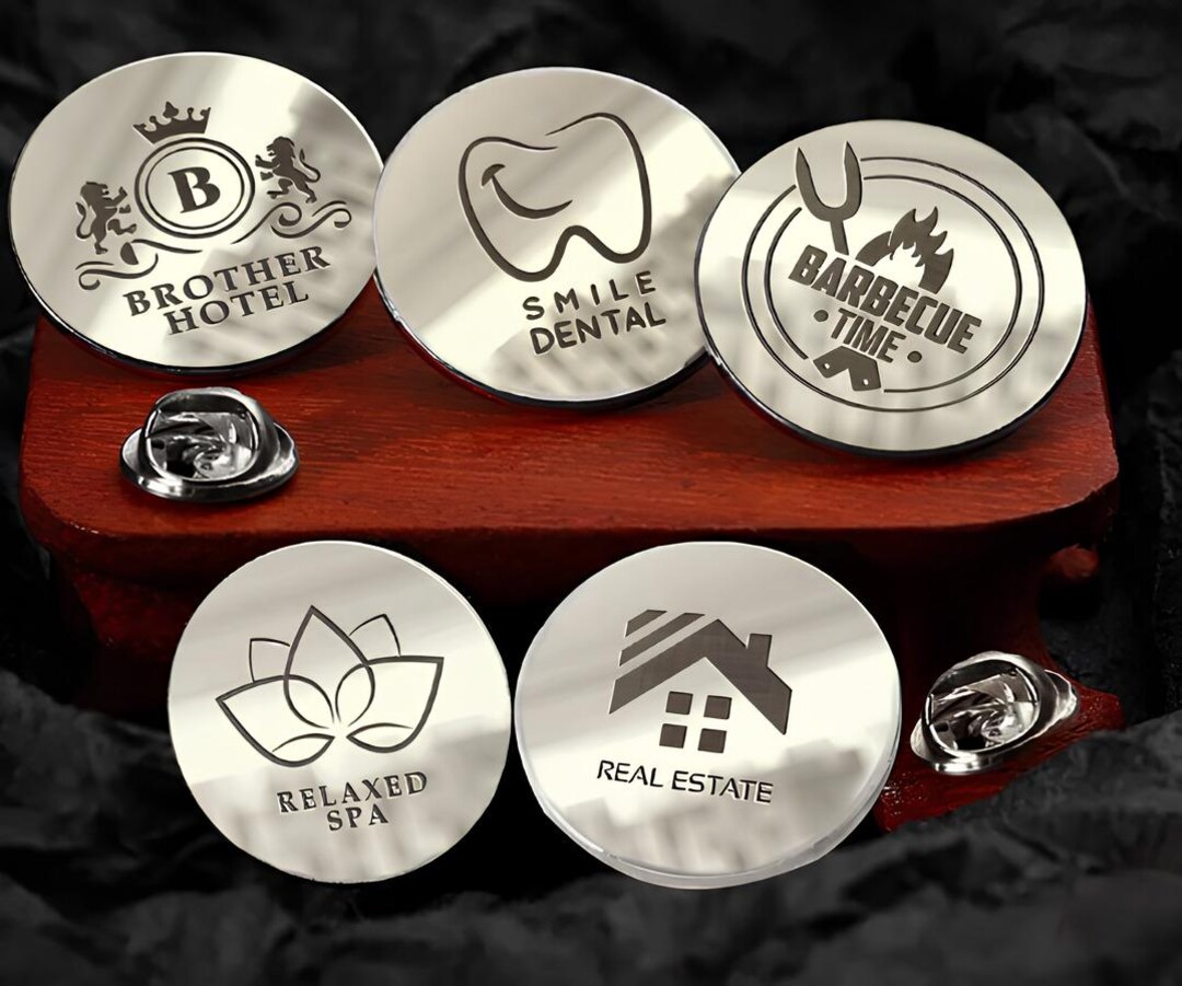 Your Logo Lapel Pin, Corporate Logo Lapel Pin, Personalized Lapel Pin ...