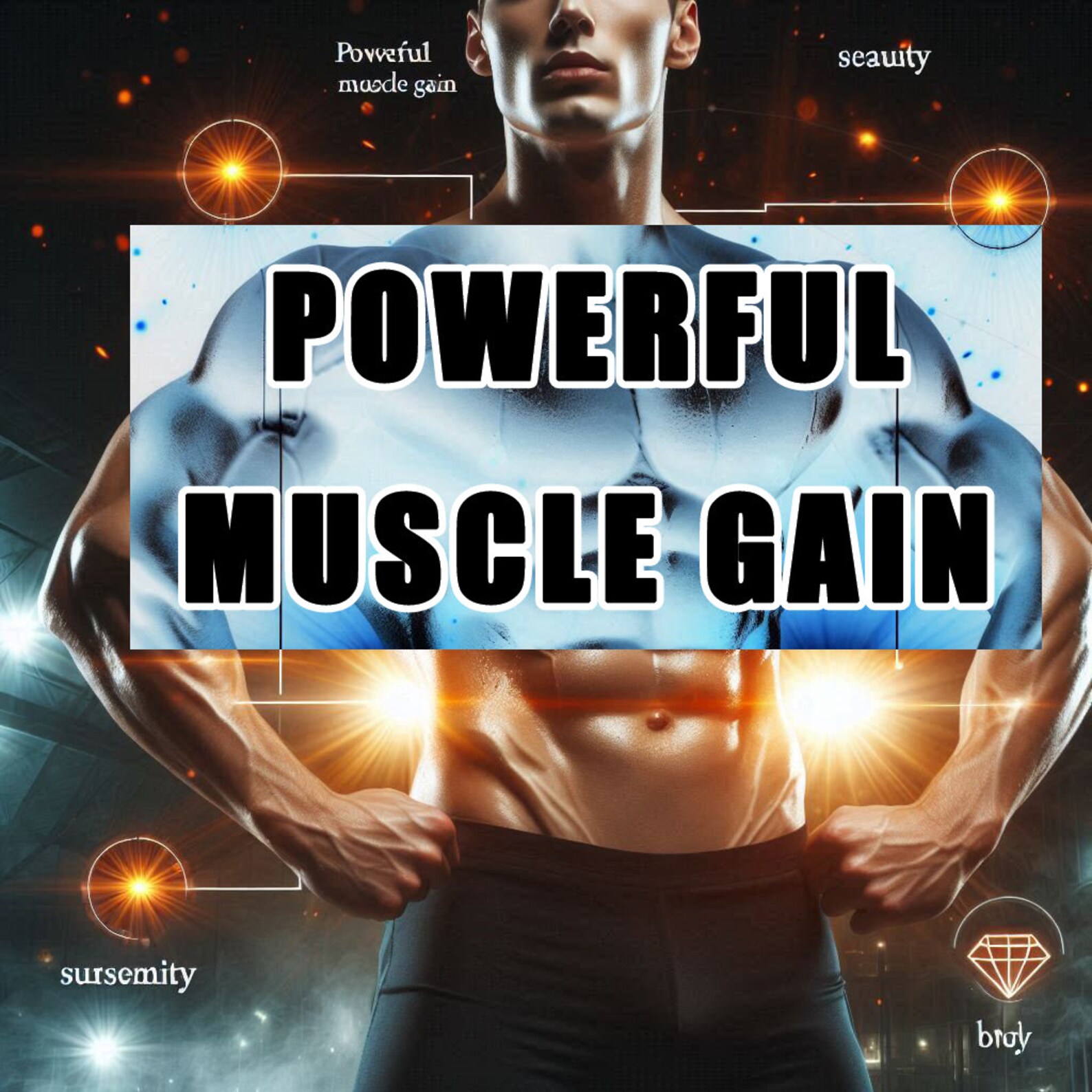 Muscle Growth, Powerful Muscle Gain, Strong Masculinity, Beautiful ...
