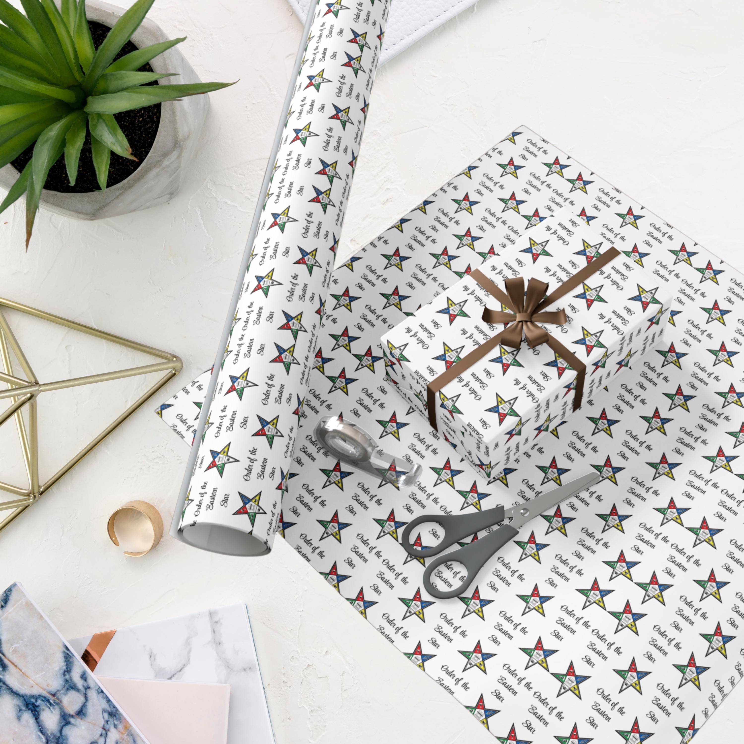 Order of the Eastern Star Wrapping Paper, Gift Wraps for OES, Sistar ...