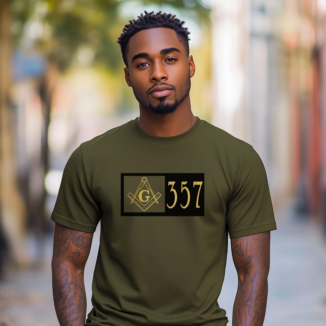357 Mason T-shirt, Square and Compass Shirt, Masonic Gift, Three Five ...