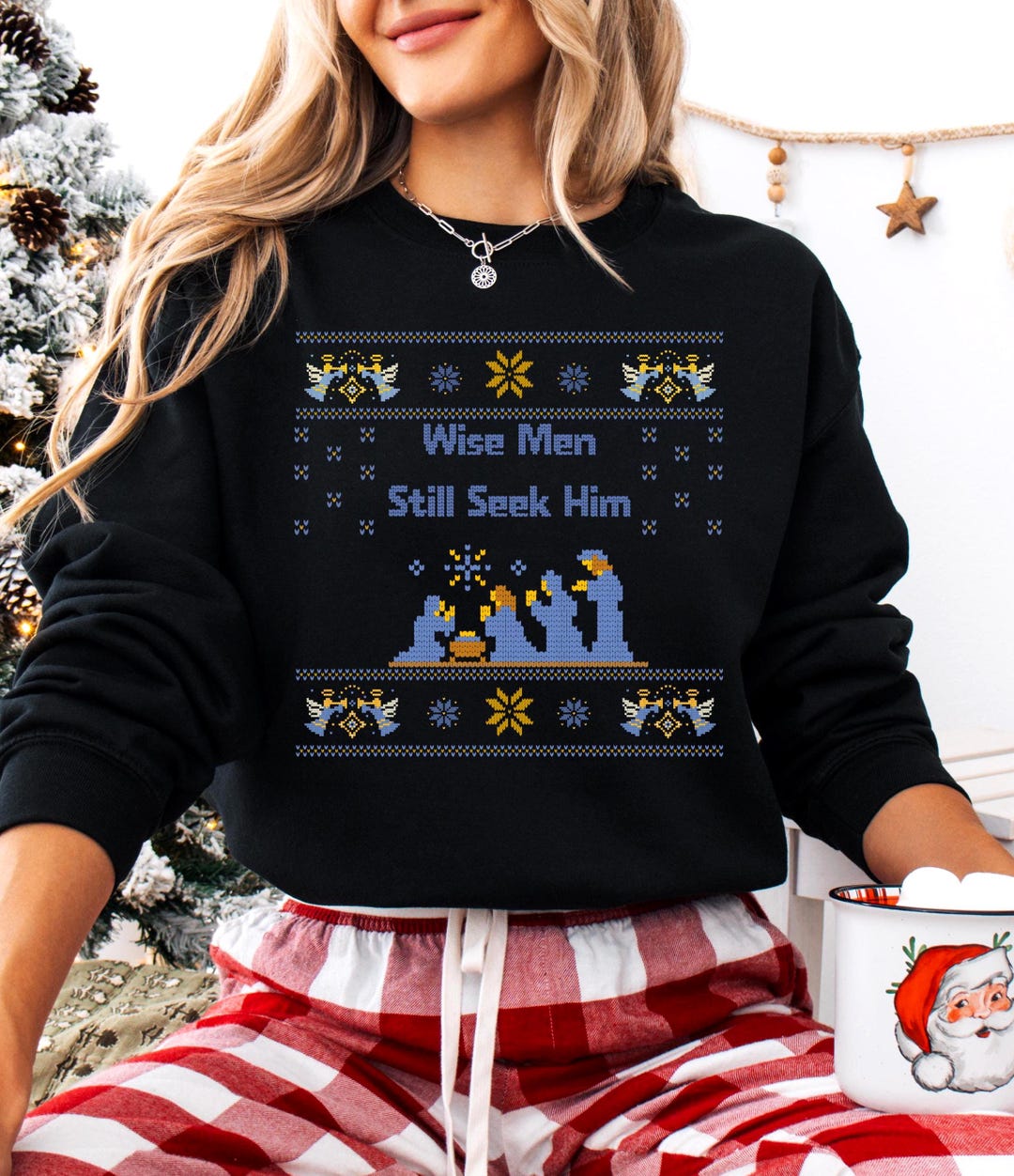Nativity Scene Christmas Sweater: Religious Holiday Party Jumper - Etsy