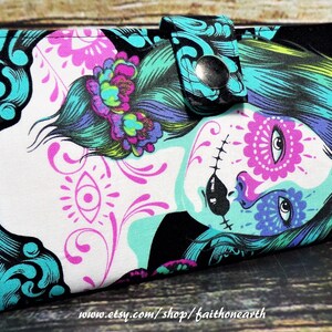 Handmade Wallet Bifold Clutch De La Luna Possessed in Spirit Day of the ...