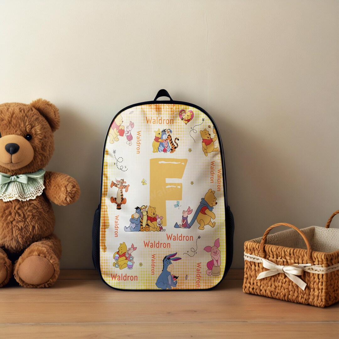 Personalized Watercolor Winnie the Pooh Backpack,pooh Bear and Friends ...