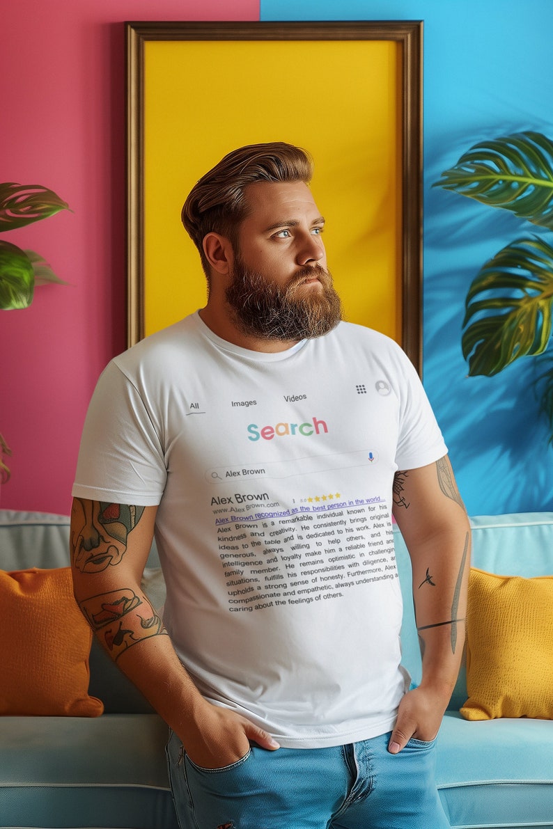 Personalized Google Review T-shirt: Positive Mindset Tee - Etsy