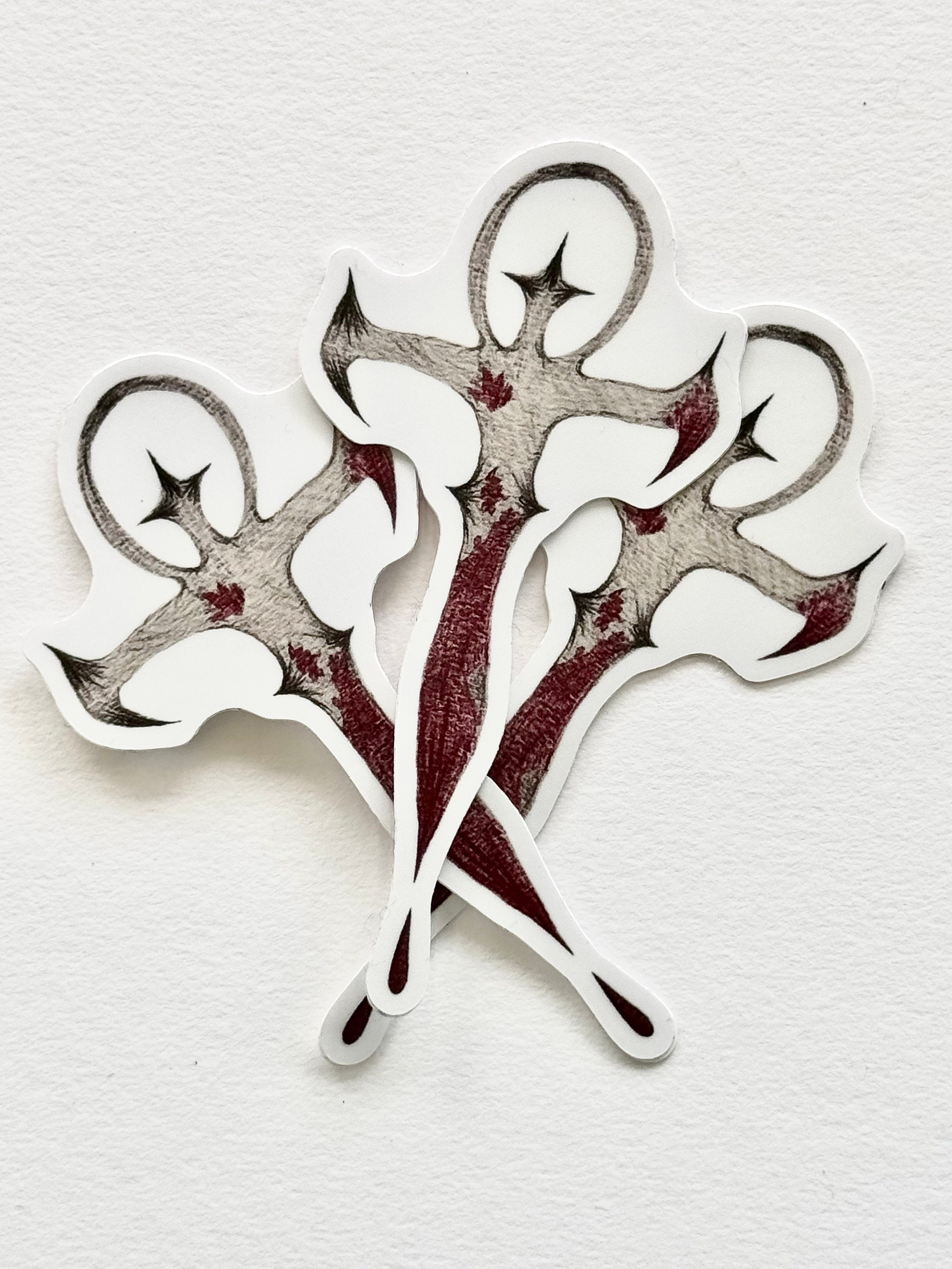 Vampire Symbol Ankh Sticker - Etsy