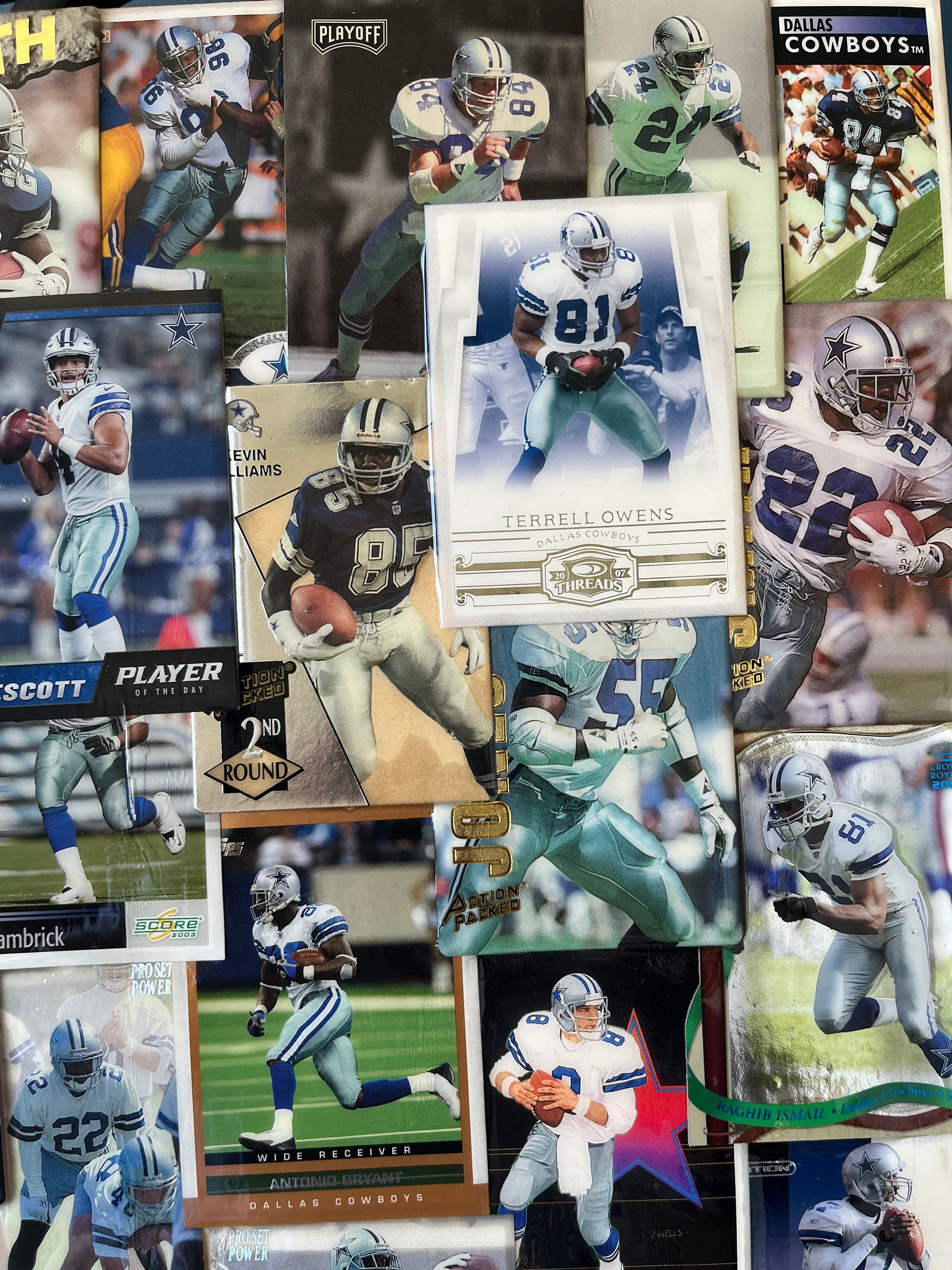 Dallas Cowboys Cards Collage. NFL Football - Etsy