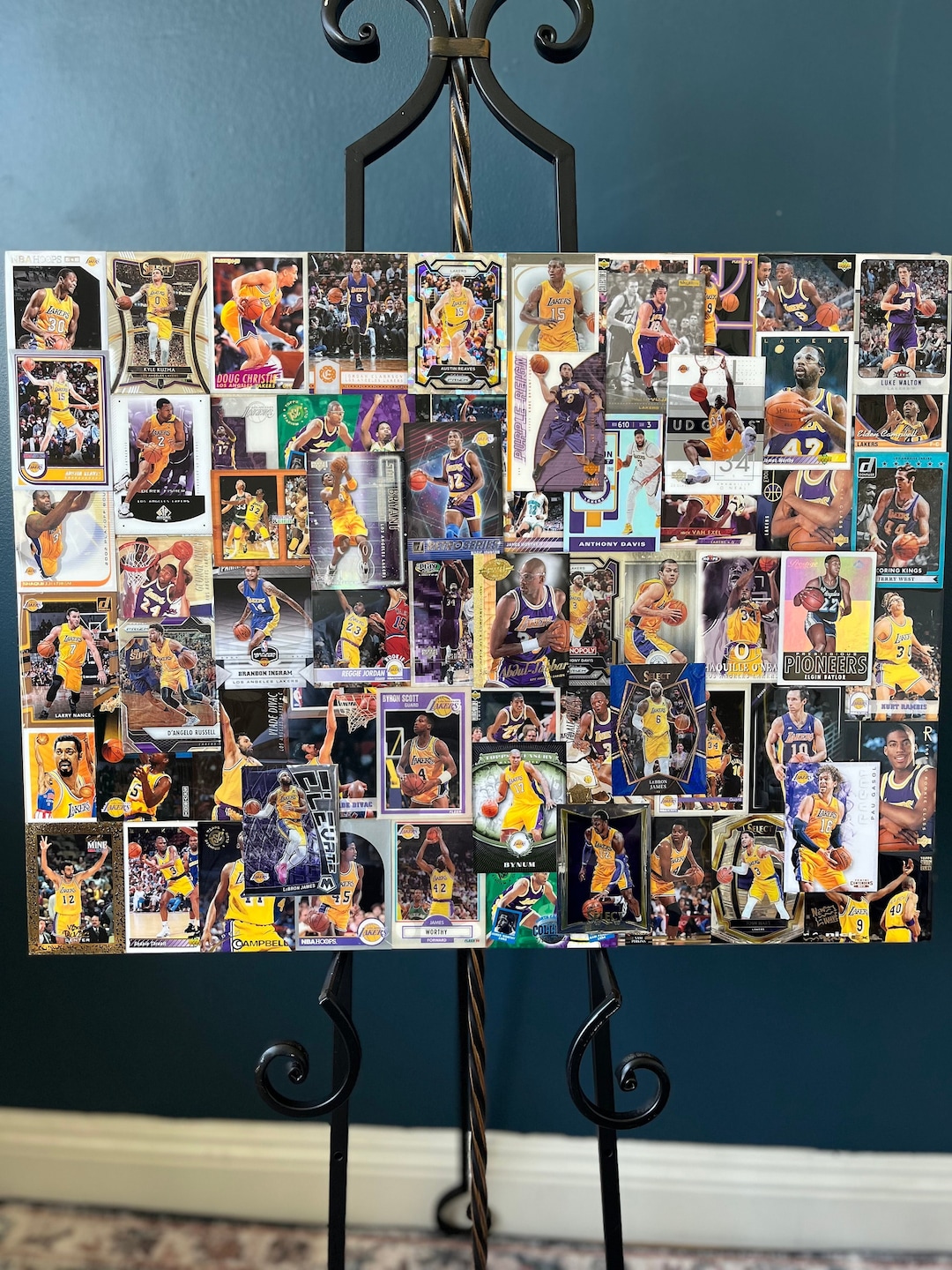 World Champion Los Angeles Lakers Cards Collage NBA - Etsy