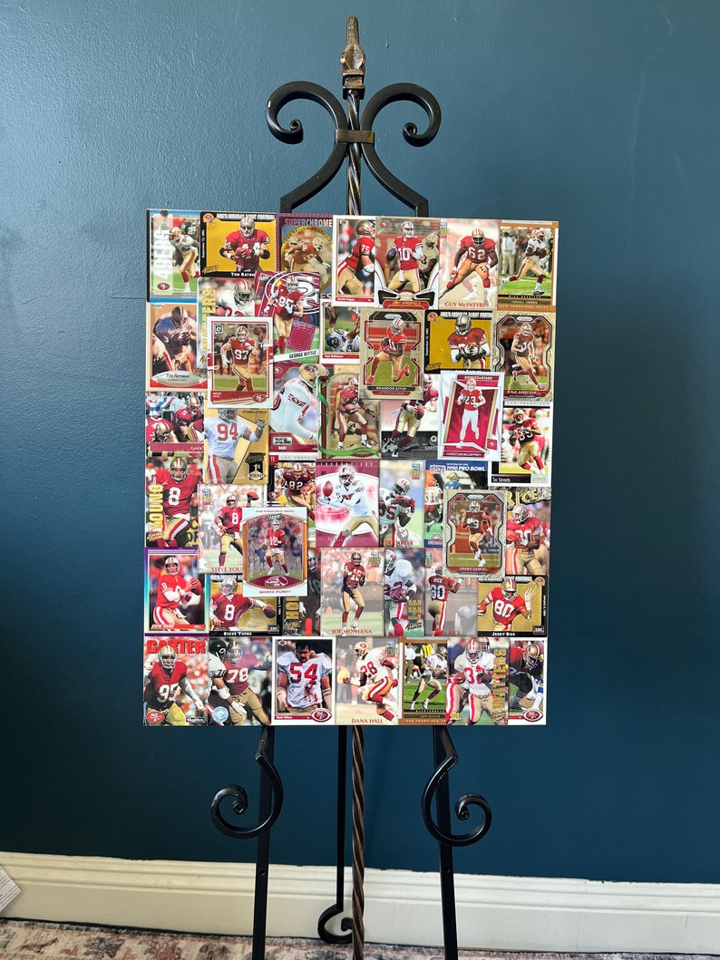 San Francisco 49ers Niners Football Cards Collage NFL - Etsy