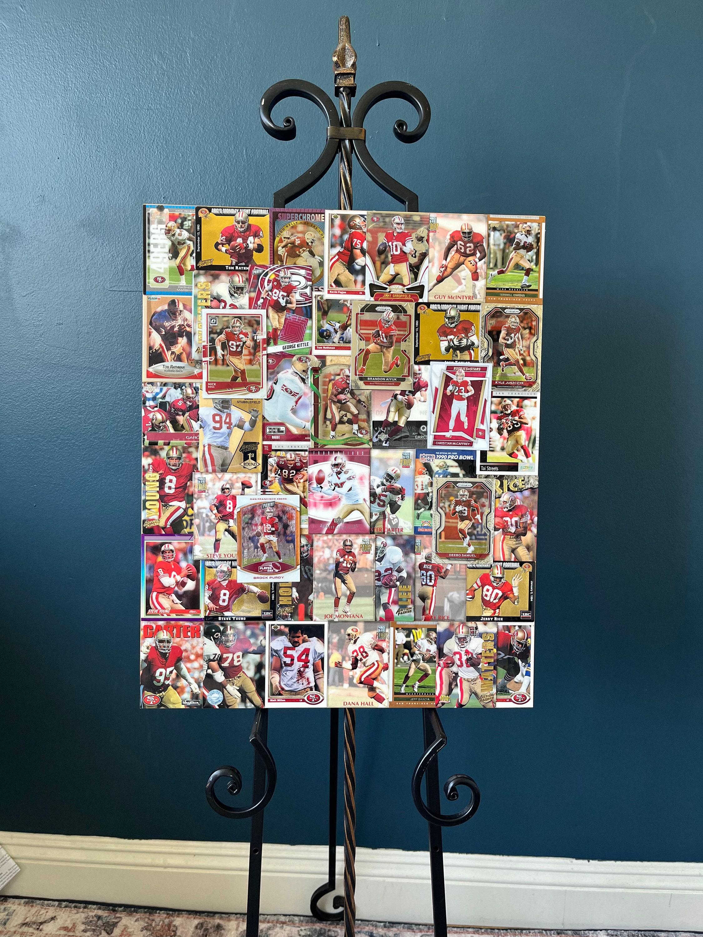 San Francisco 49ers Niners Football Cards Collage NFL - Etsy