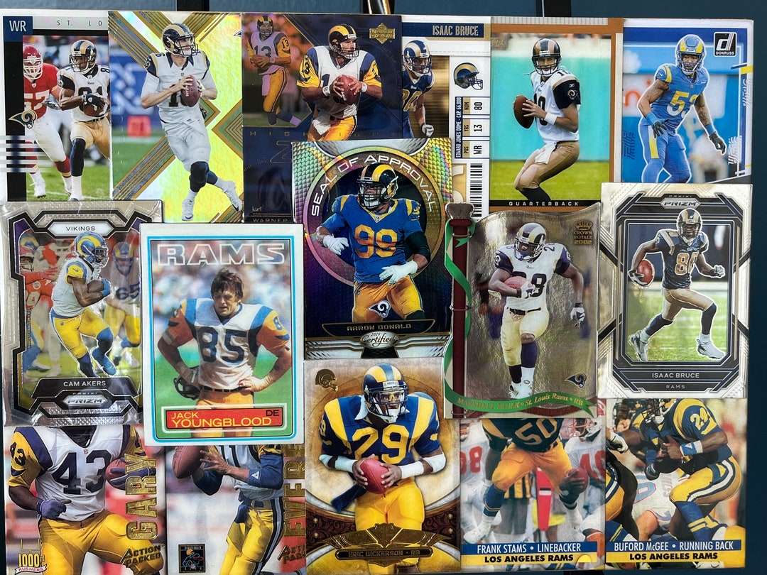 Los Angeles Rams Cards Collage Football Sofi World Champions Super Bowl ...