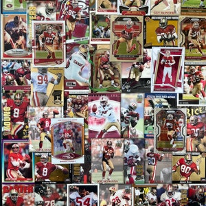 San Francisco 49ers Niners Football Cards Collage NFL - Etsy