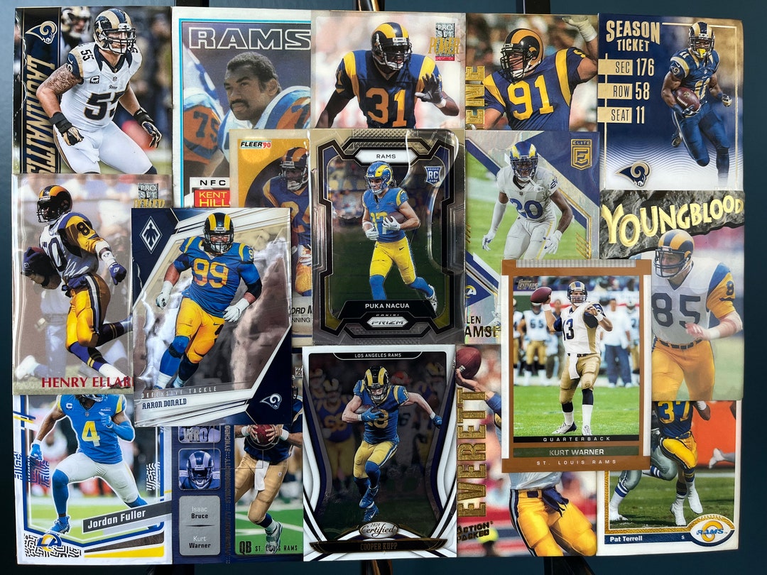 Los Angeles Rams Football NFL Sports Cards Collage - Etsy
