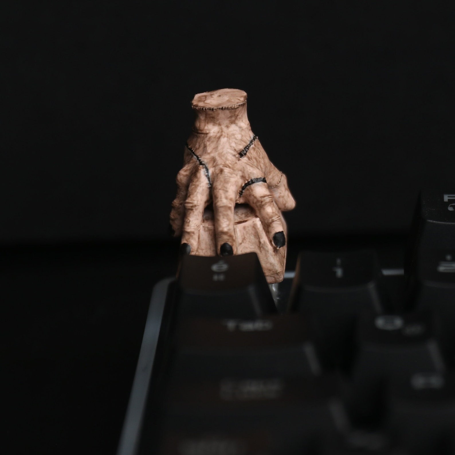 Handmade Artisan Keycap,esc Size Keycap,gothic Resin Keycap, Wednesday ...